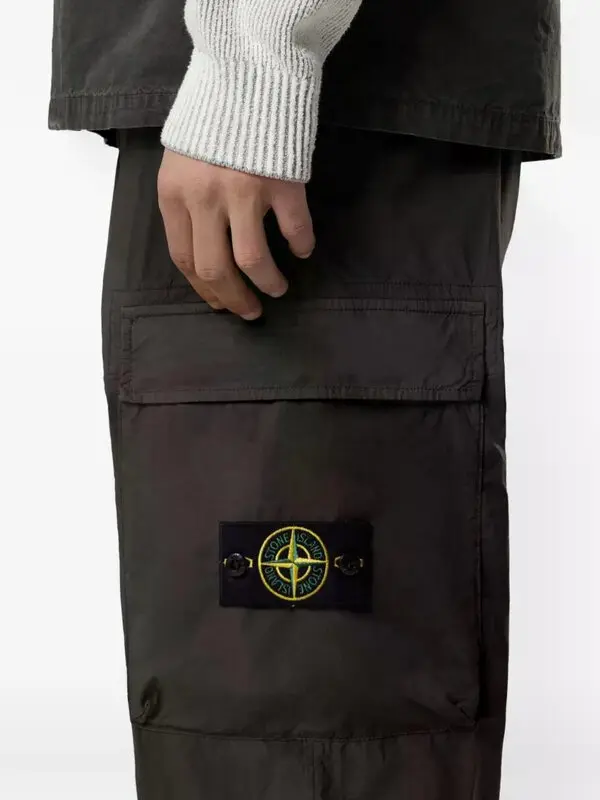 Stone Island Cargo Pocket Trousers - Grey