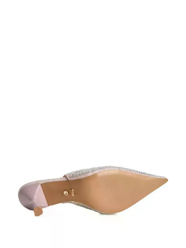 TWENTY FOURHAITCH Rhinestone Slingback Pumps