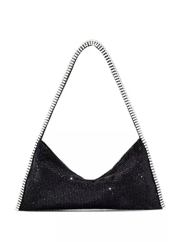 Benedetta Bruzziches La Grande Crystal-embellished Shoulder Bag - Black