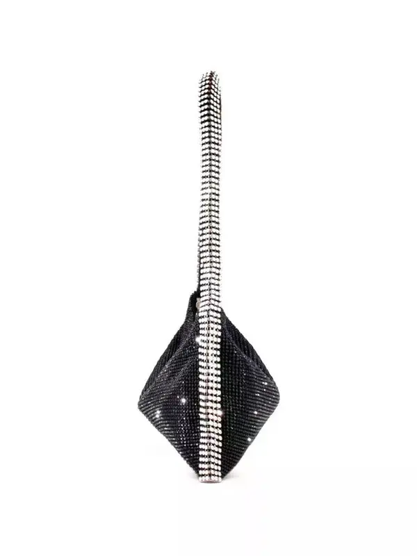 Benedetta Bruzziches La Grande Crystal-embellished Shoulder Bag - Black