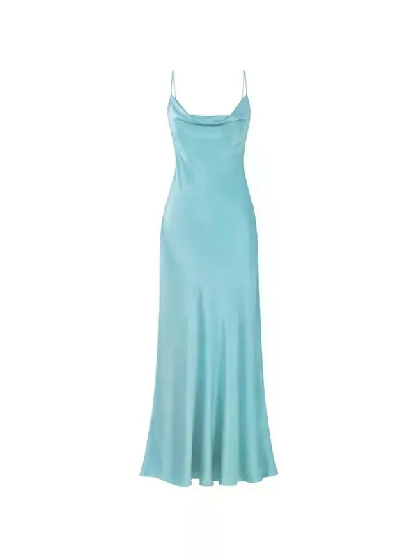 Pinko Farro Cowl-neck Midi Dress