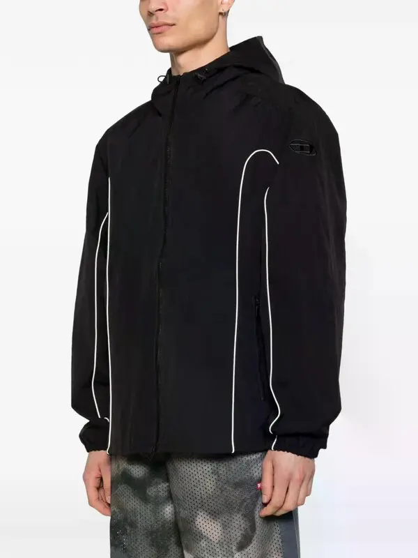 DIESEL Hooded Zip-up Jacket