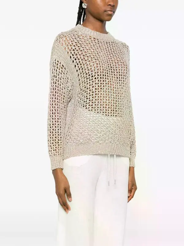 PANICALE Open-knit Sweater