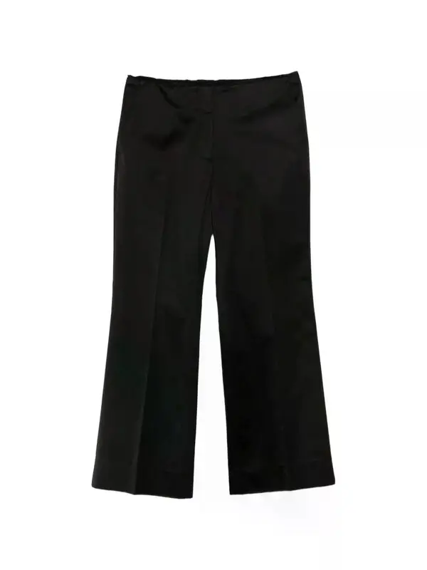 TOTEME Kick Flare Trousers - Black