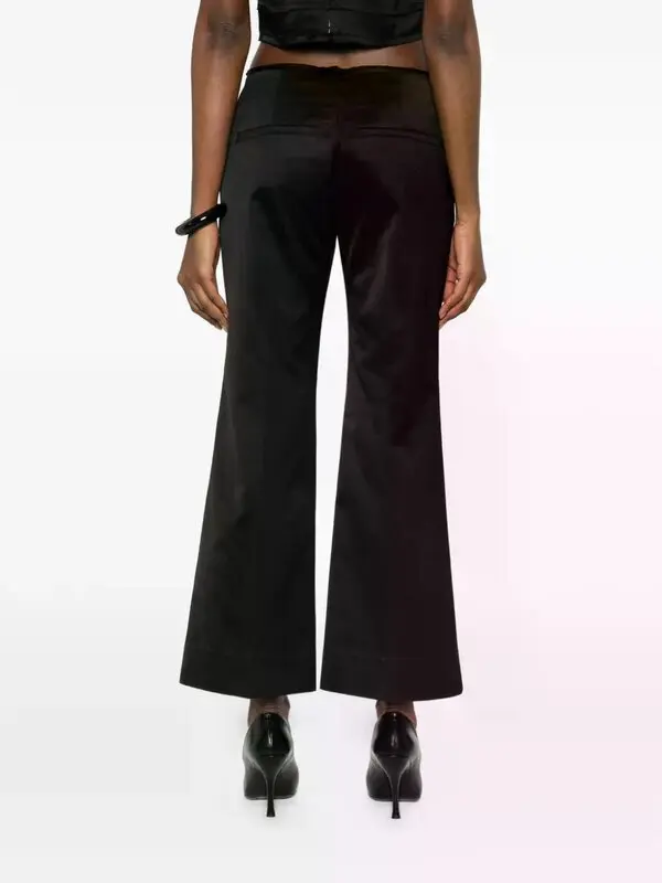 TOTEME Kick Flare Trousers - Black