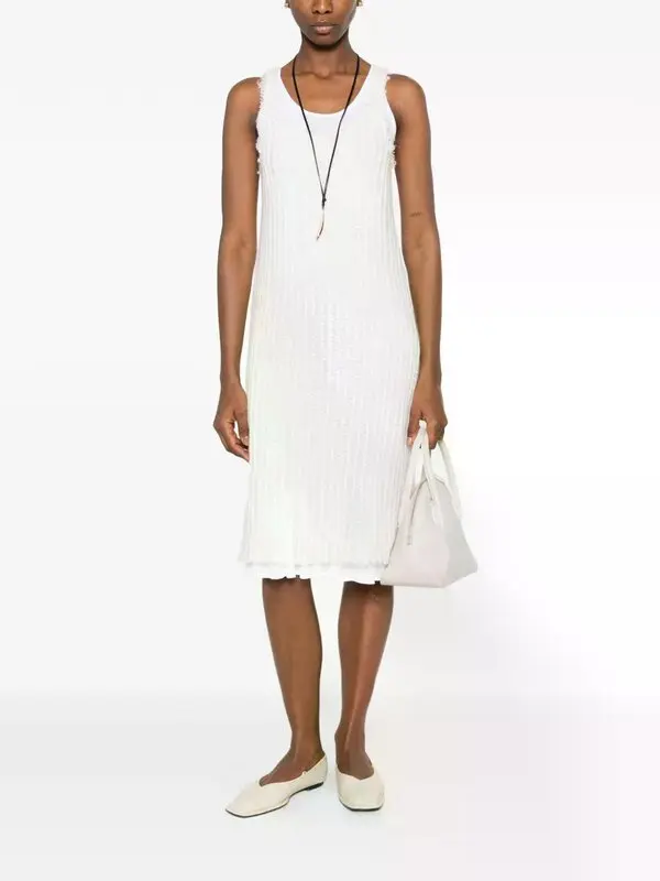 toteme layered knit tank dress Totme - Black Layered Knit Tank Dress