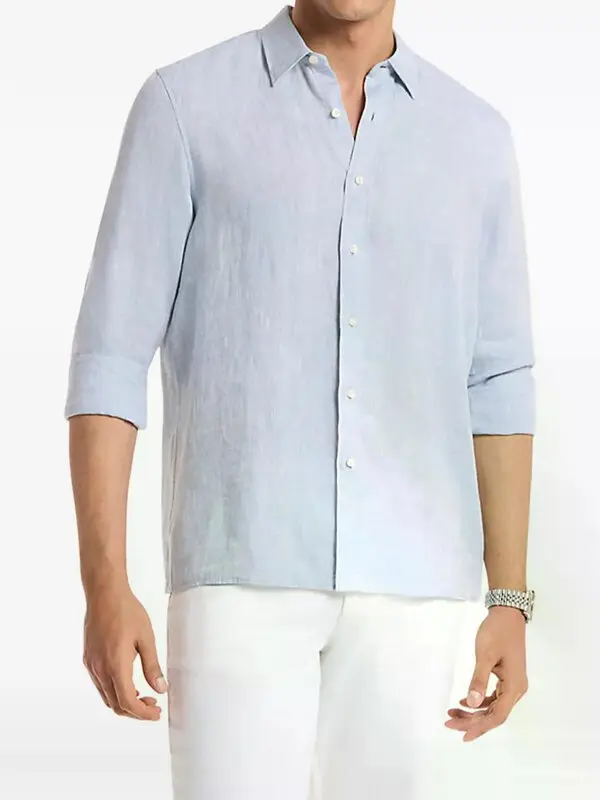 Michael Kors Linen Shirt - Blue