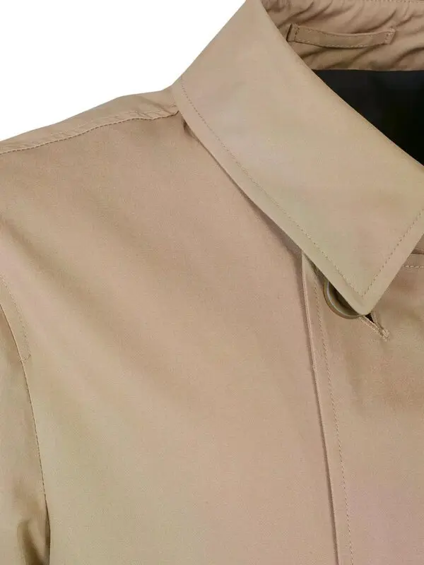 Herno Double-breasted Belted Coat - Neutrals