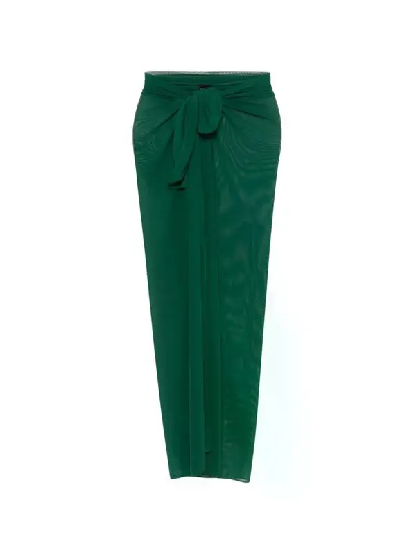 FISICO Knot-detail Sarong - Green