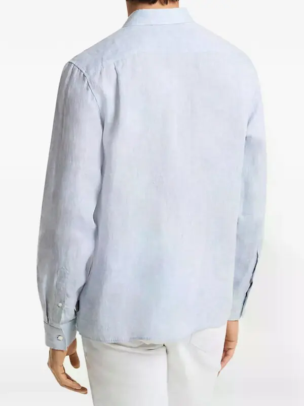 Michael Kors Linen Shirt - Blue