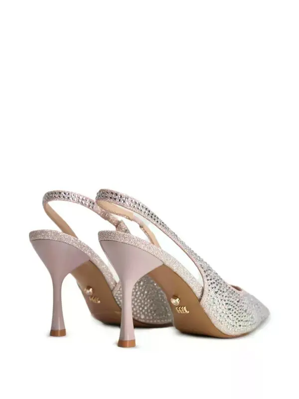 TWENTY FOURHAITCH Rhinestone Slingback Pumps