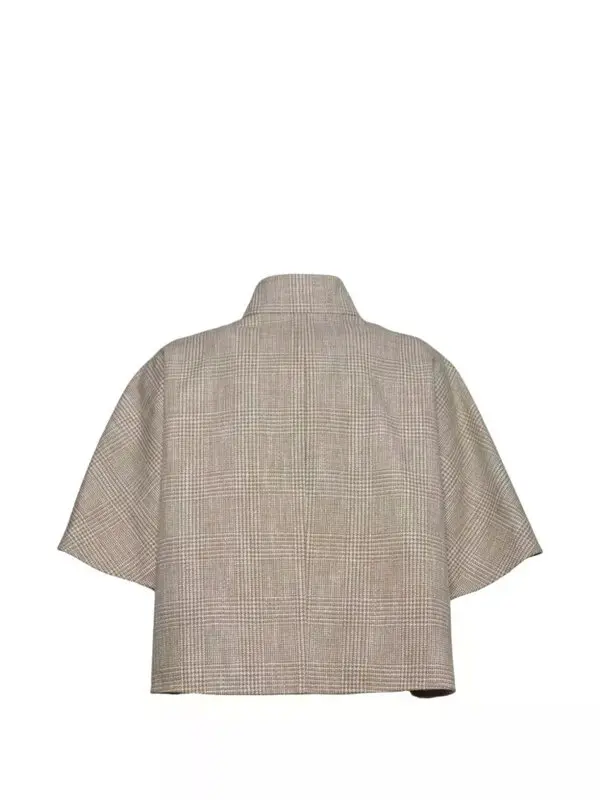 Max Mara Patterned Cotton Jacket - Neutrals