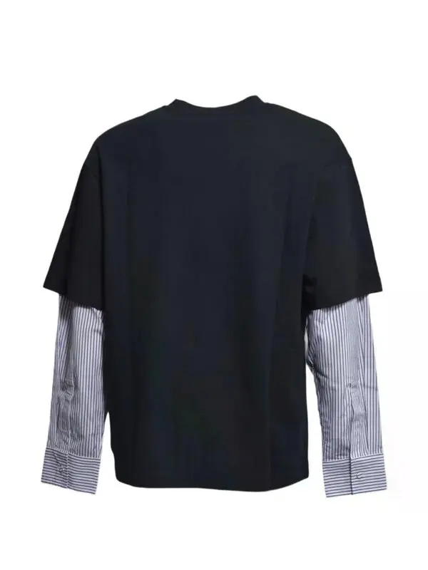 JIL SANDER Striped Layered T-shirt