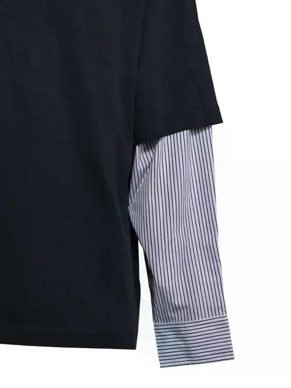 JIL SANDER Striped Layered T-shirt