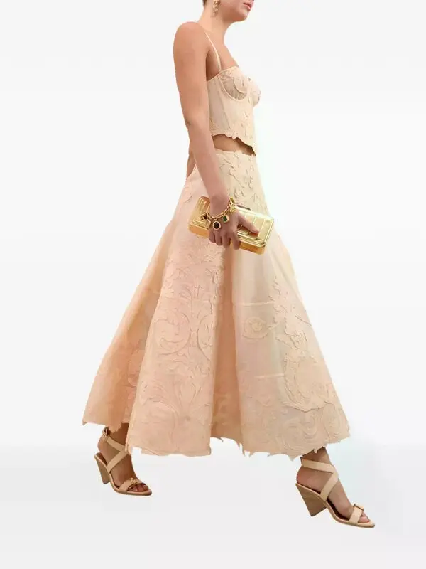 Zimmermann Rebellion Filigree Midi Skirt