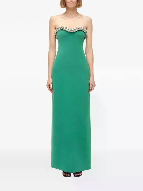 Simkhai Riona Bustier Gown - Green