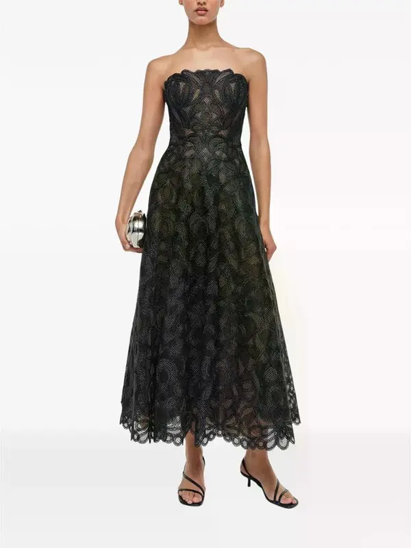 Simkhai Elvina Bustier Midi Dress