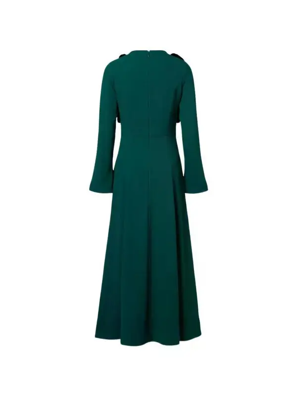 Simkhai Claribel Shoulder-tie V-neck Dress
