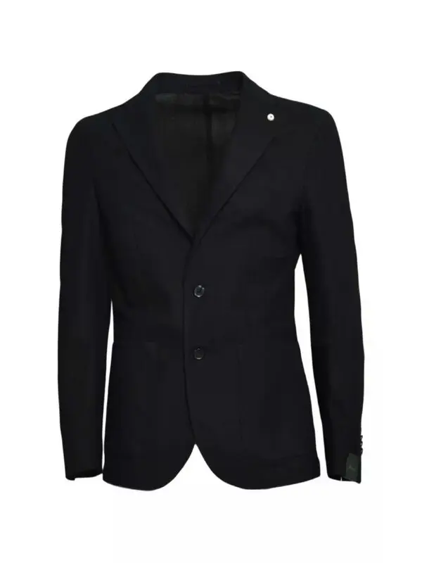 BRANDO Button Pin Blazer - Black