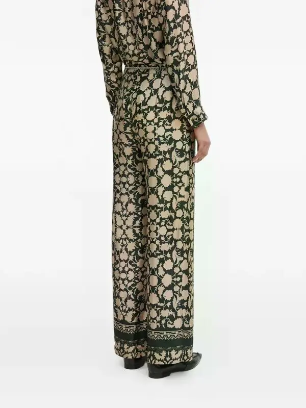 LA PETITE FRANÇAISE Floral Print Trousers