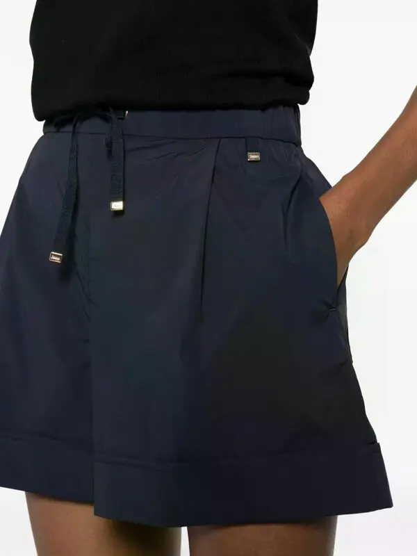 Herno Drawstring Waistband Shorts - Blue