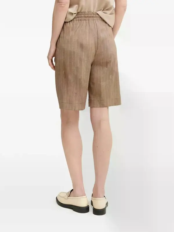 LA PETITE FRANÇAISE Striped Drawstring Shorts