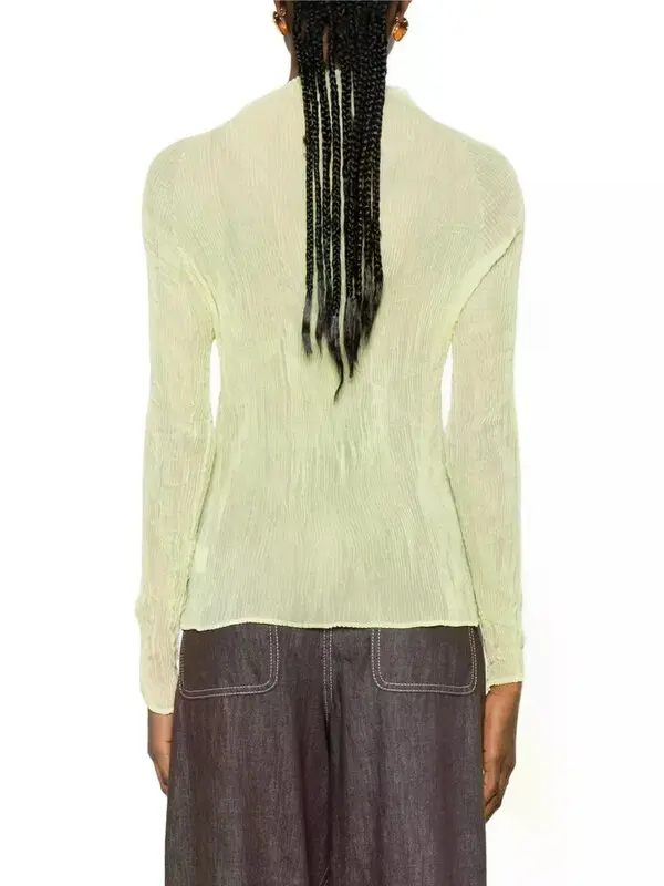 Issey Miyake Long-sleeve Ruffled T-shirt