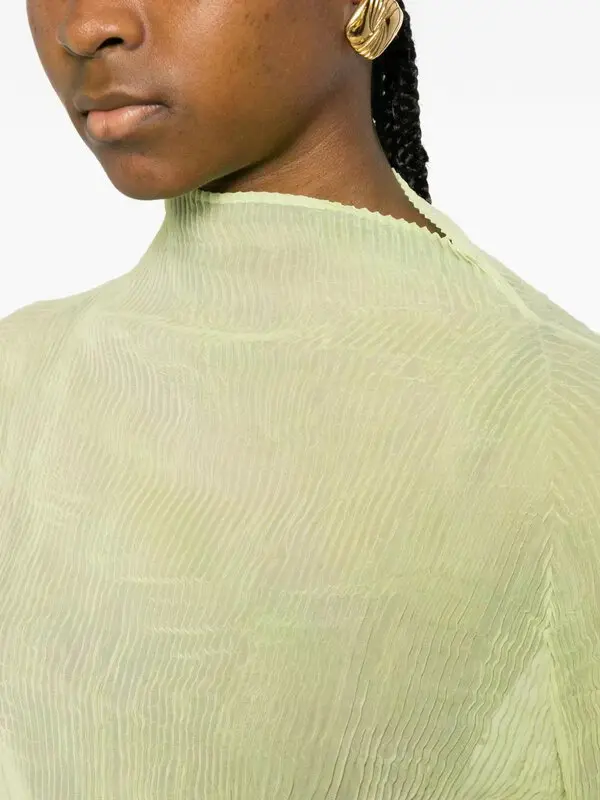 Issey Miyake Long-sleeve Ruffled T-shirt