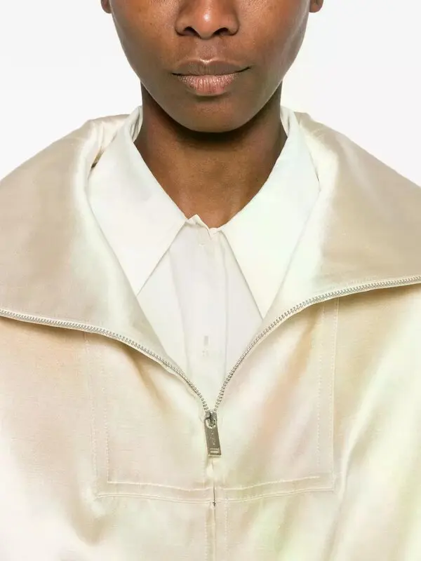 Nanushka Boxy Funnel Neck Jacket