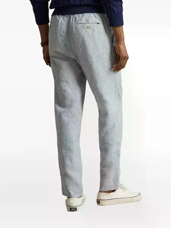 Polo Ralph Lauren Striped Drawstring Trousers - Blue