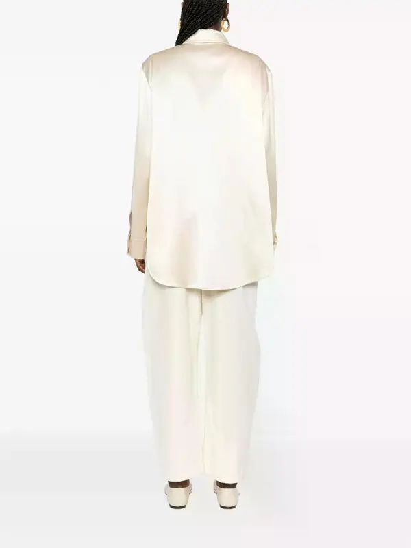 Nanushka Tanis Button-fastening Shirt - Neutrals