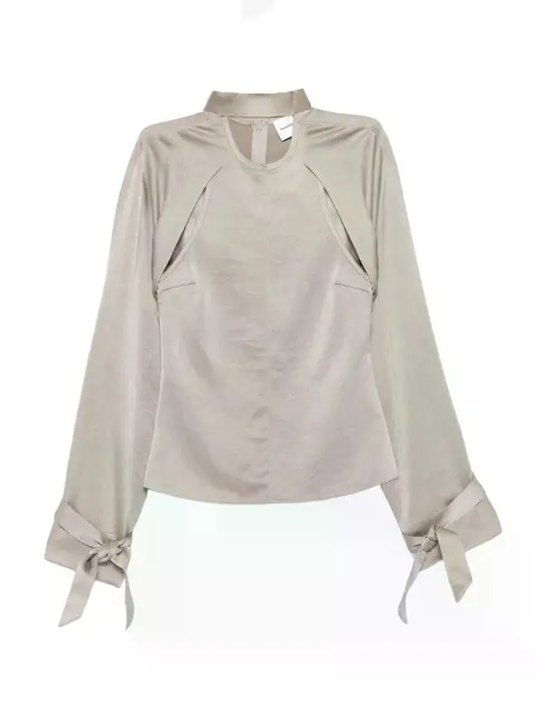 Nanushka Detachable-bolero Tie-detail Top