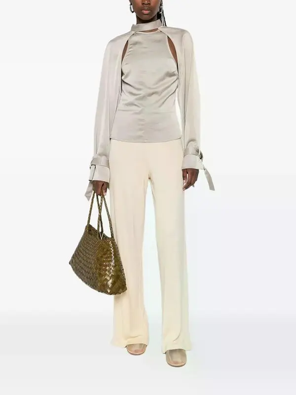 Nanushka Detachable-bolero Tie-detail Top