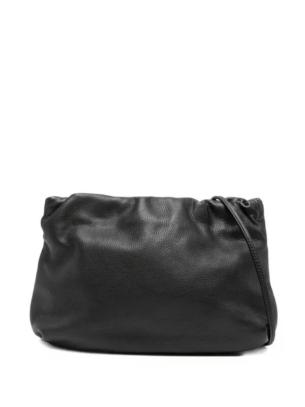 THE ROW Mini Tasche Leather Clutch - Black