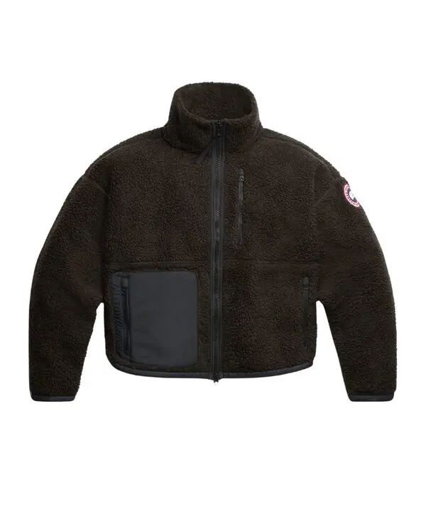 Canada Goose Simcoe Zip Up Fleece Sweater - Brown