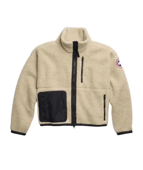 Canada Goose Simcoe Zip Up Fleece Sweater - Light Tan