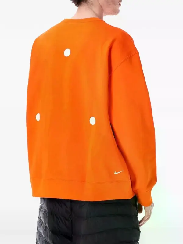 Nike Tuff Fleece Crew-neck Sweatshirt - Orange