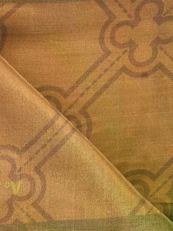 V°73 Geometric-pattern Scarf
