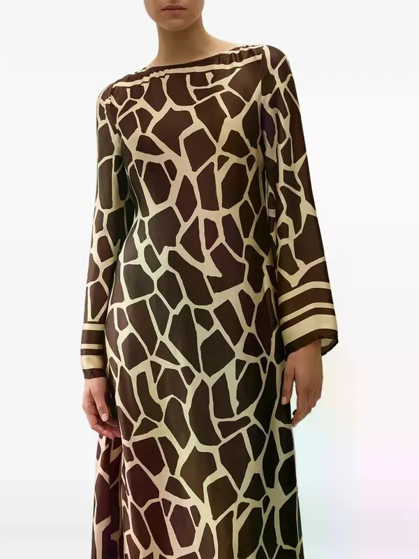 Faithfull The Brand Orsino Maxi Dress - Brown