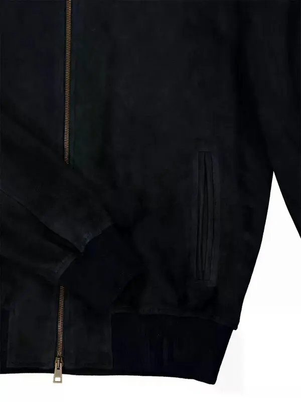 Boglioli Leather Bomber Jacket
