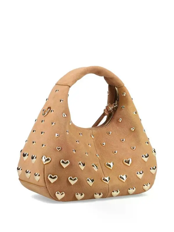 GANNI Mini Heart Shoulder Bag - Neutrals