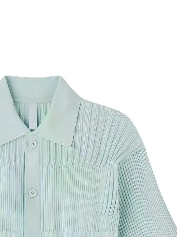 CFCL Ribbed Ruffle-trim Cardigan