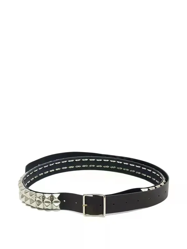 Undercover Stud-embellished Belt - Black