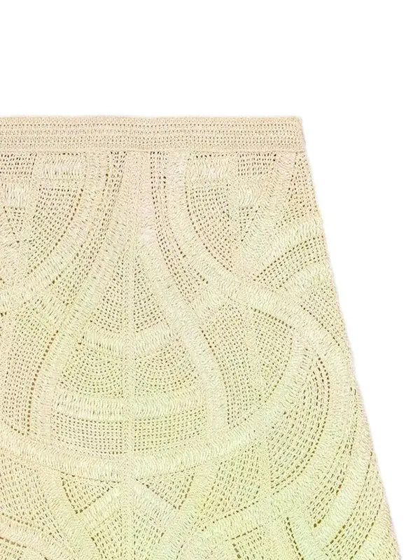 Maje Crochet Maxi Skirt - Neutrals