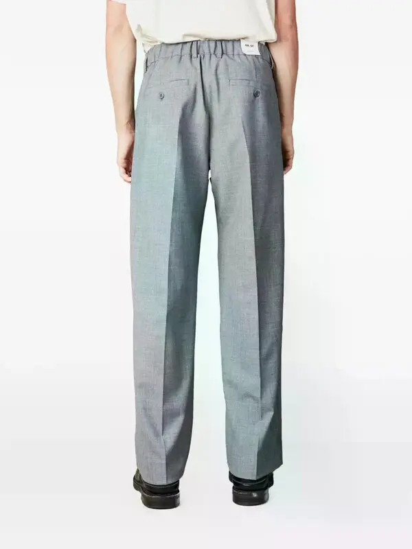Nn07 Kay Pleated Trousers - Grey
