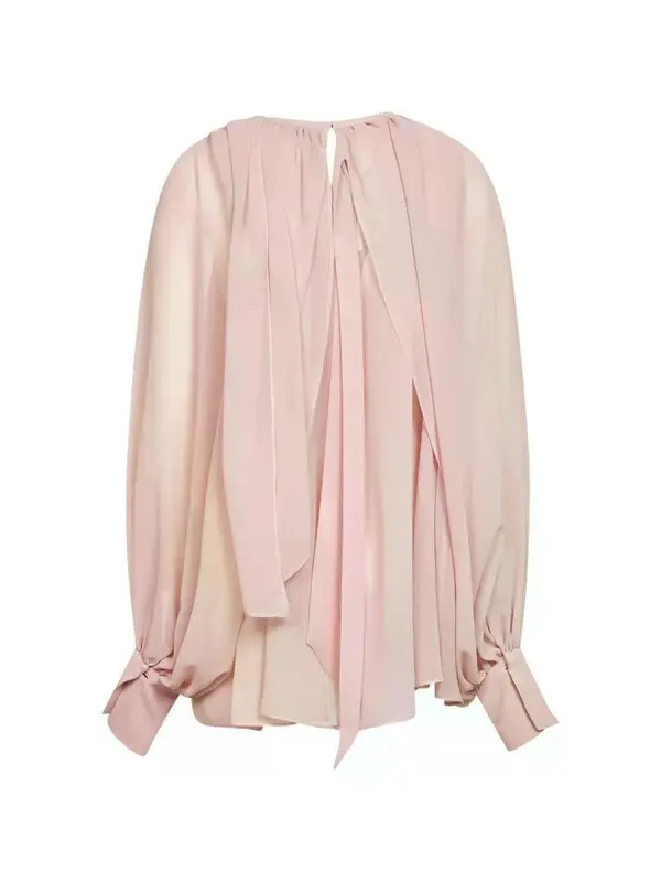 GIANLUCA CAPANNOLO Draped Blouse - Pink