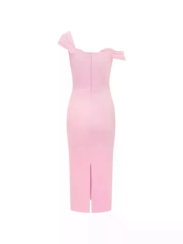 Alex Perry V-neck Ruffled Dress