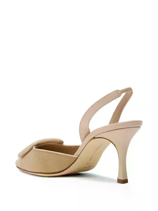 Manolo Blahnik Slingback Pumps - Neutrals