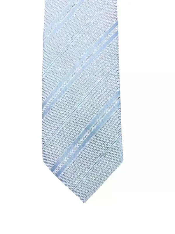 TOM FORD Striped Neck Tie - Blue