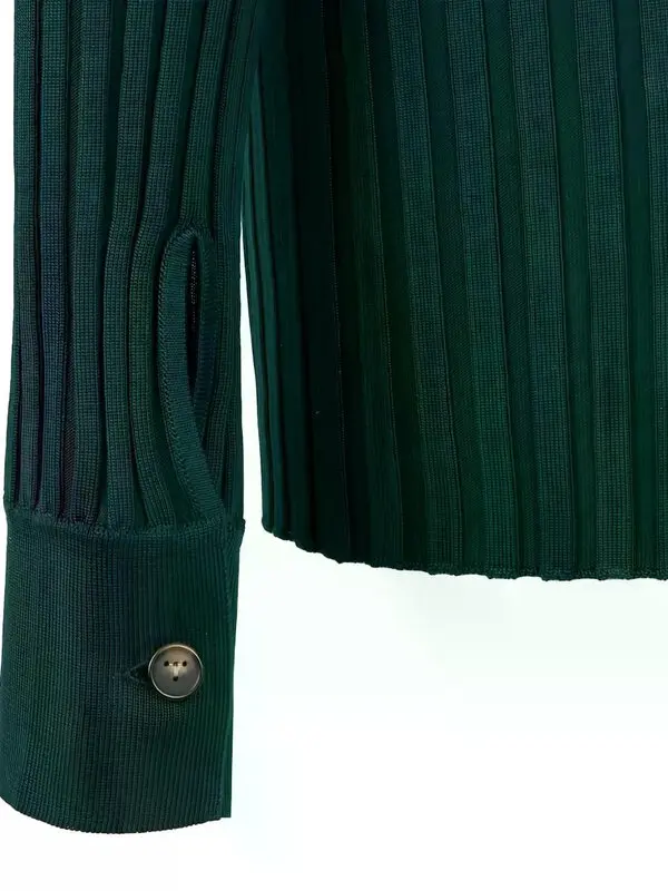 TOD'S Ribbed Button Cardigan